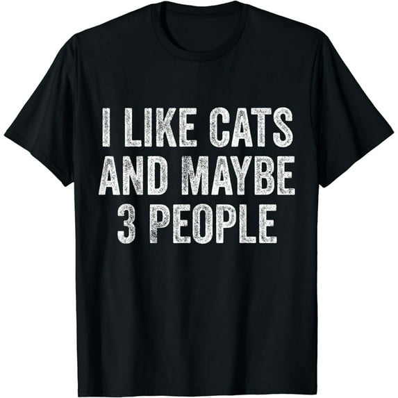 Cats T Shirt Funny Cat Shirt Cat Gifts Gift For Cats Lovers T-Shirt ...