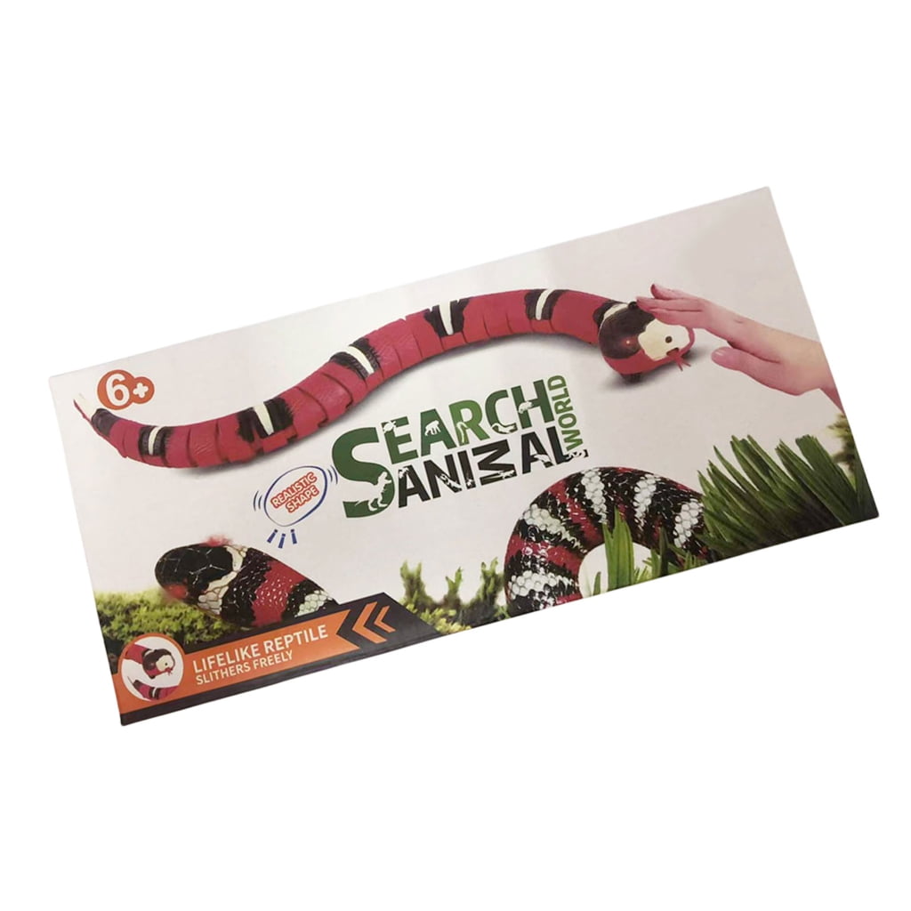 Cats Teaser Remote Control Snake for Felines Play Toy Rechargeable ...