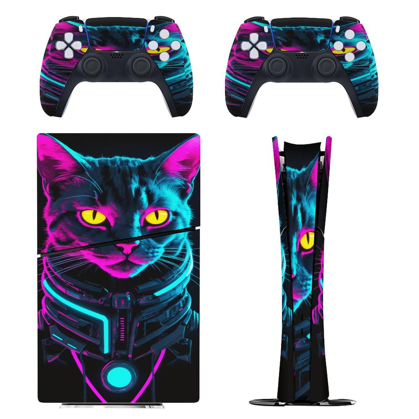 Cats, Technology PS5/PS5 Slim Digital Disc Skin Sticker For Console And ...