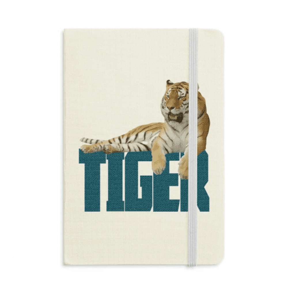 Cats Tigers Tigers Fierce English Notebook Official Fabric Hard Cover Classic Journal Diary ...