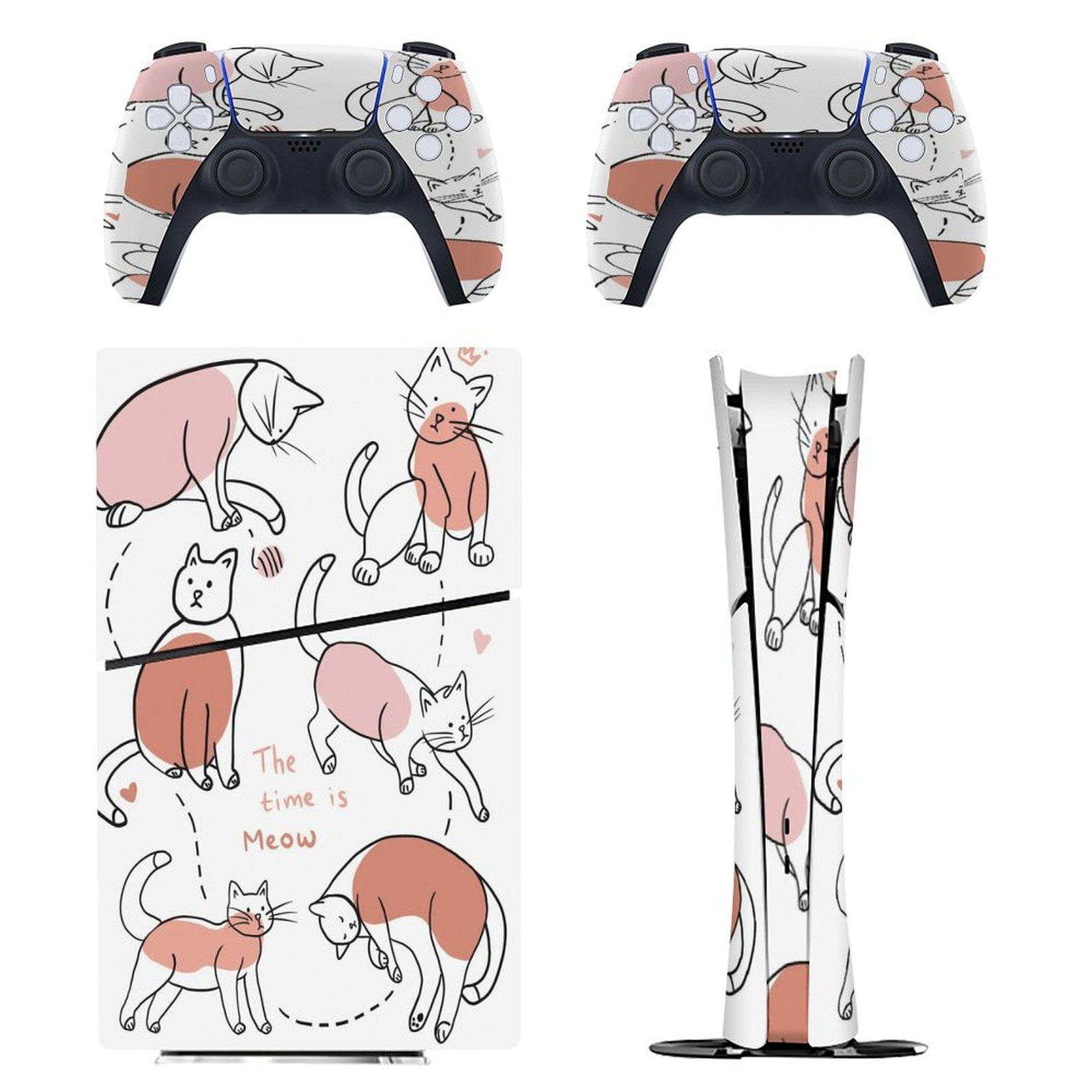 Cats, Time, Exclusive PS5/PS5 Slim Digital Disc Skin Sticker For ...
