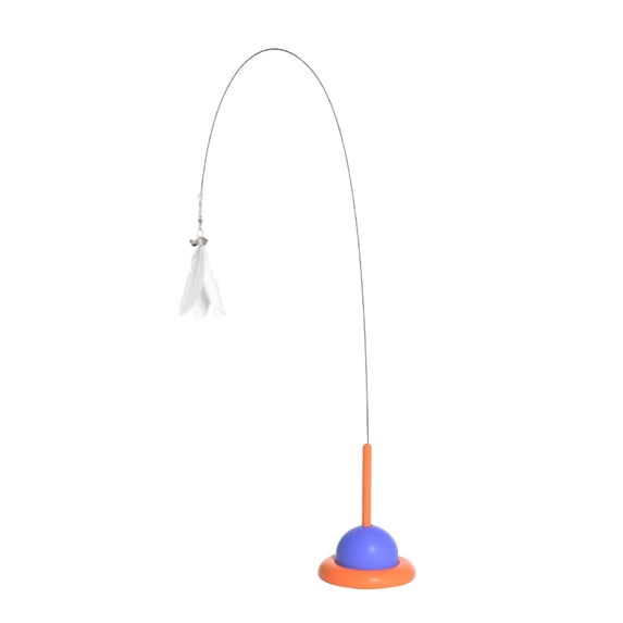 Cats Toy 80cm Wand Teaser with Interactive Catcher Teaser Plaything ...
