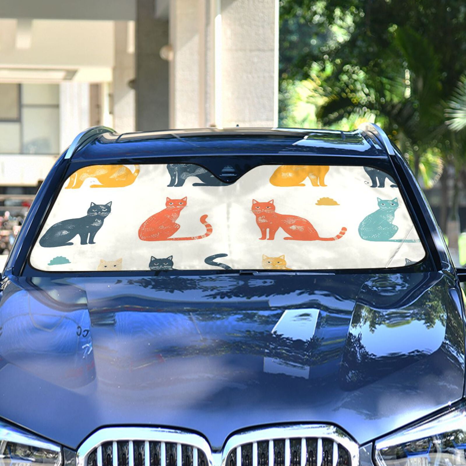 Cats Triangles Automotive Front Car Windshield Sun Shade Reflector ...
