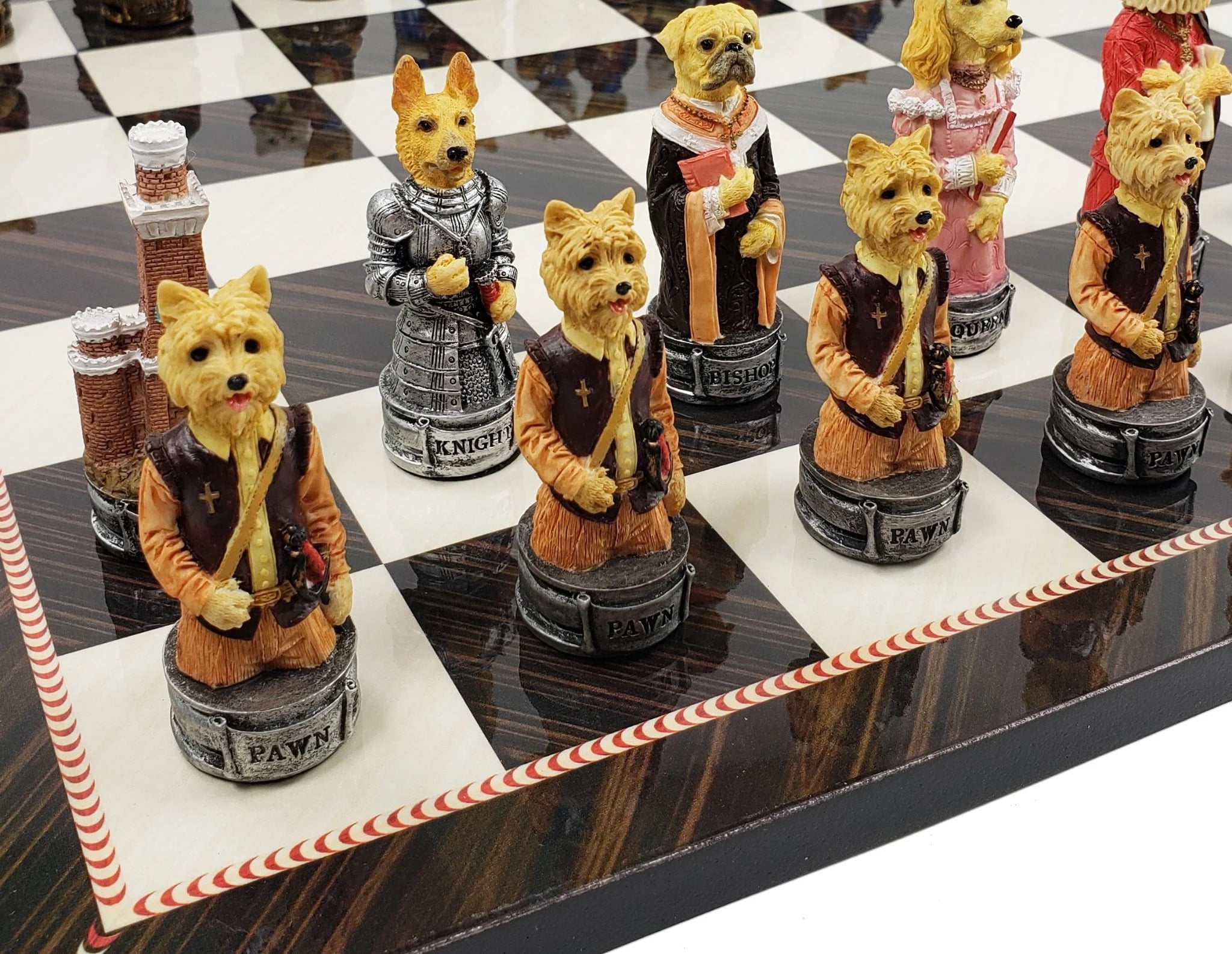 Cats Vs Dogs Animals Chess Set With 17" Elegance Board - Walmart.com