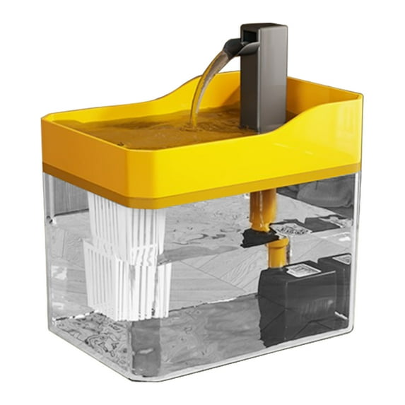 Cats Water Fountain Automatic Dogs Pet Drinking Mute Water Dispenser ...