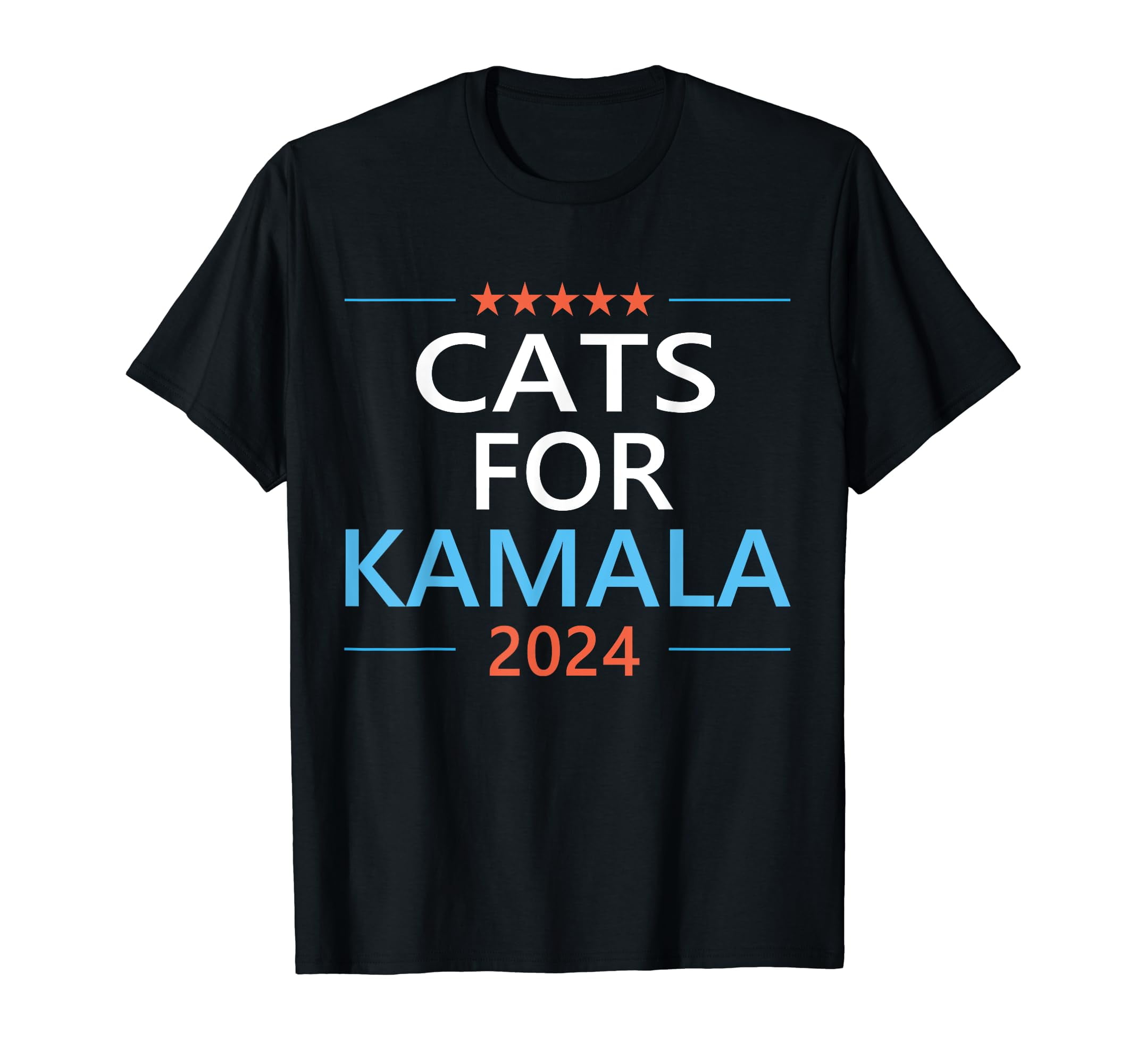Cats for Kamala Harris 2024 Childless Cat Lady JD Vance T-Shirt ...