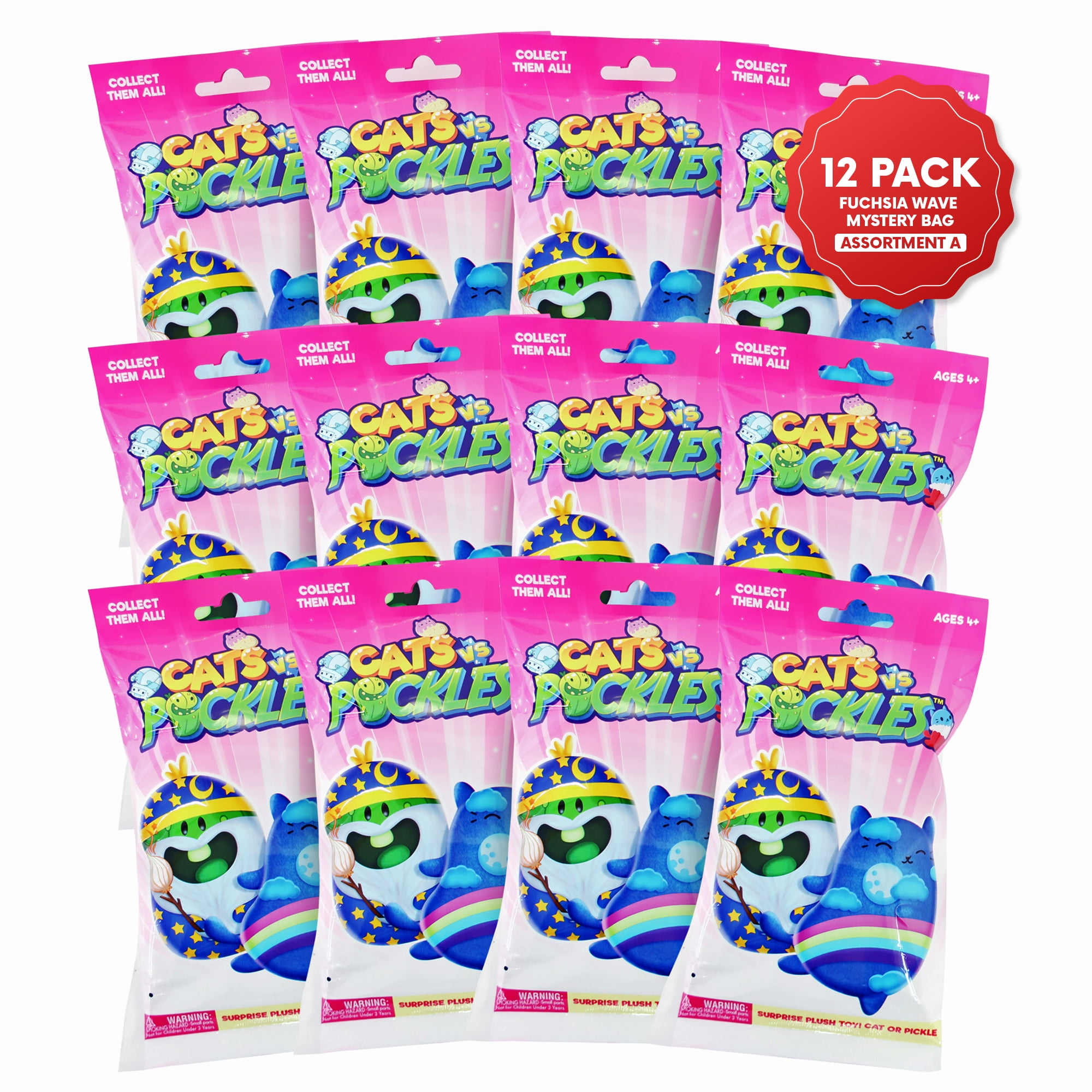 Cats vs Pickles 12pk Mystery Bags Fuchsia Wave for Advent Calendars ...