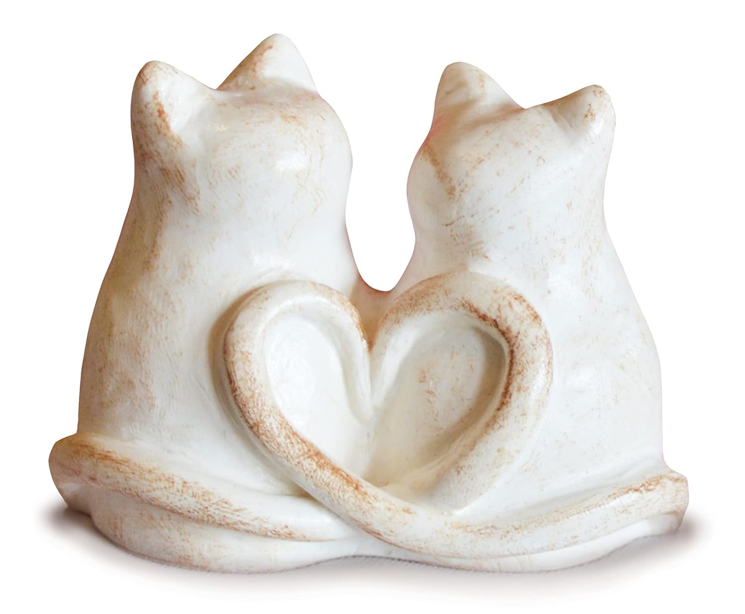 Cats wedding cake topper/rustic vintage look white kitties in love ...