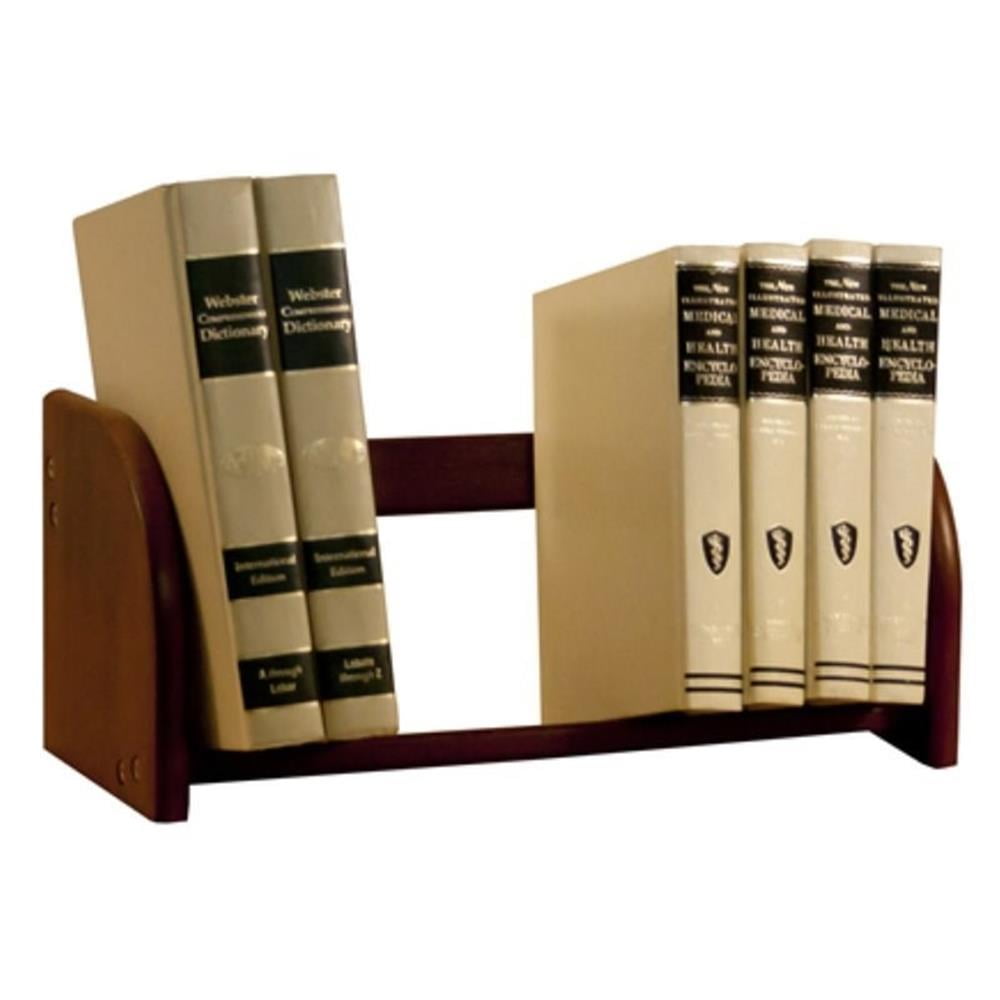 Catskill Craftsmen Small Solid Wood Shelf, Tabletop Book Rack in Walnut ...