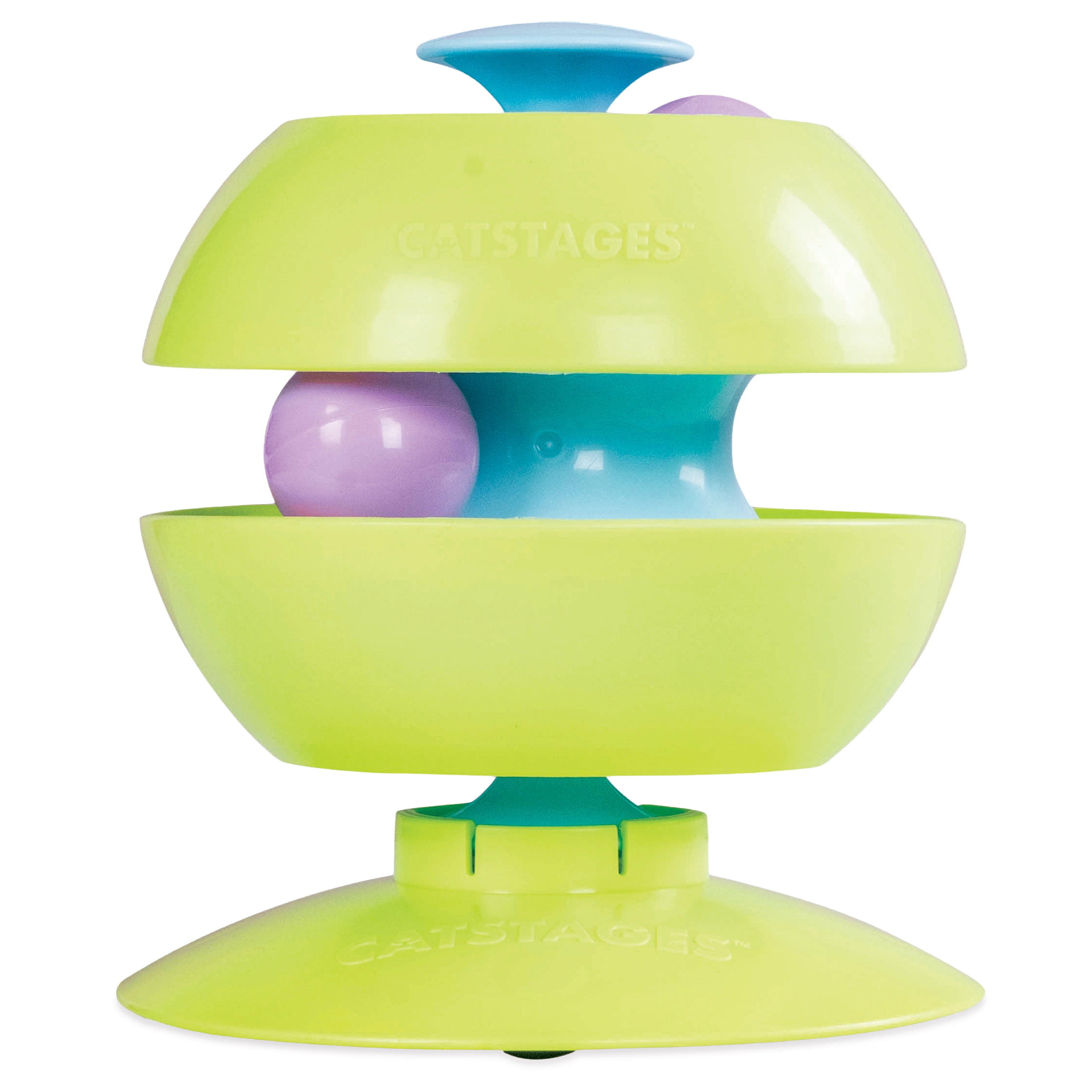 Catstages Twist-A-Ball 3-in-1 Convertible Cat Track Toy, Rolling Ball ...