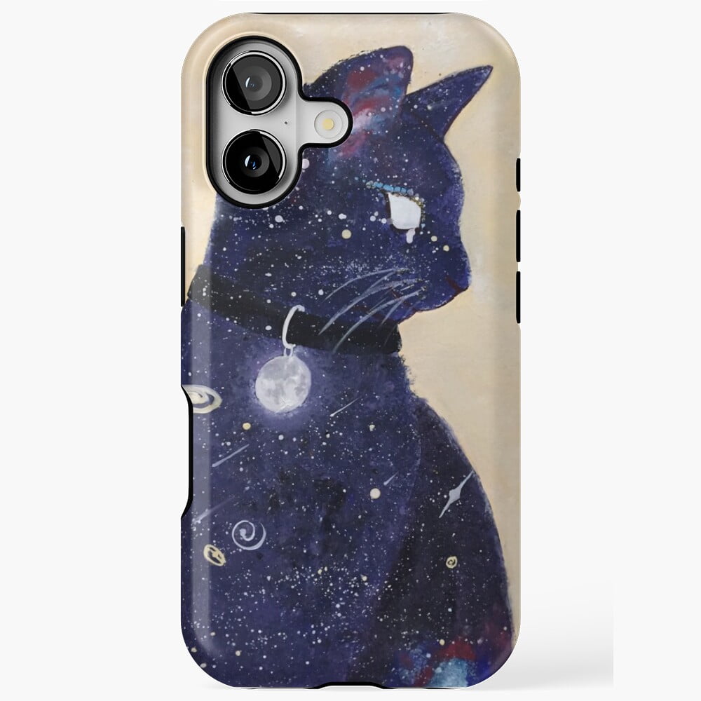 Catstronomy Cat Astronomy Themed Compatible Phone Case for iPhone 11-17 ...
