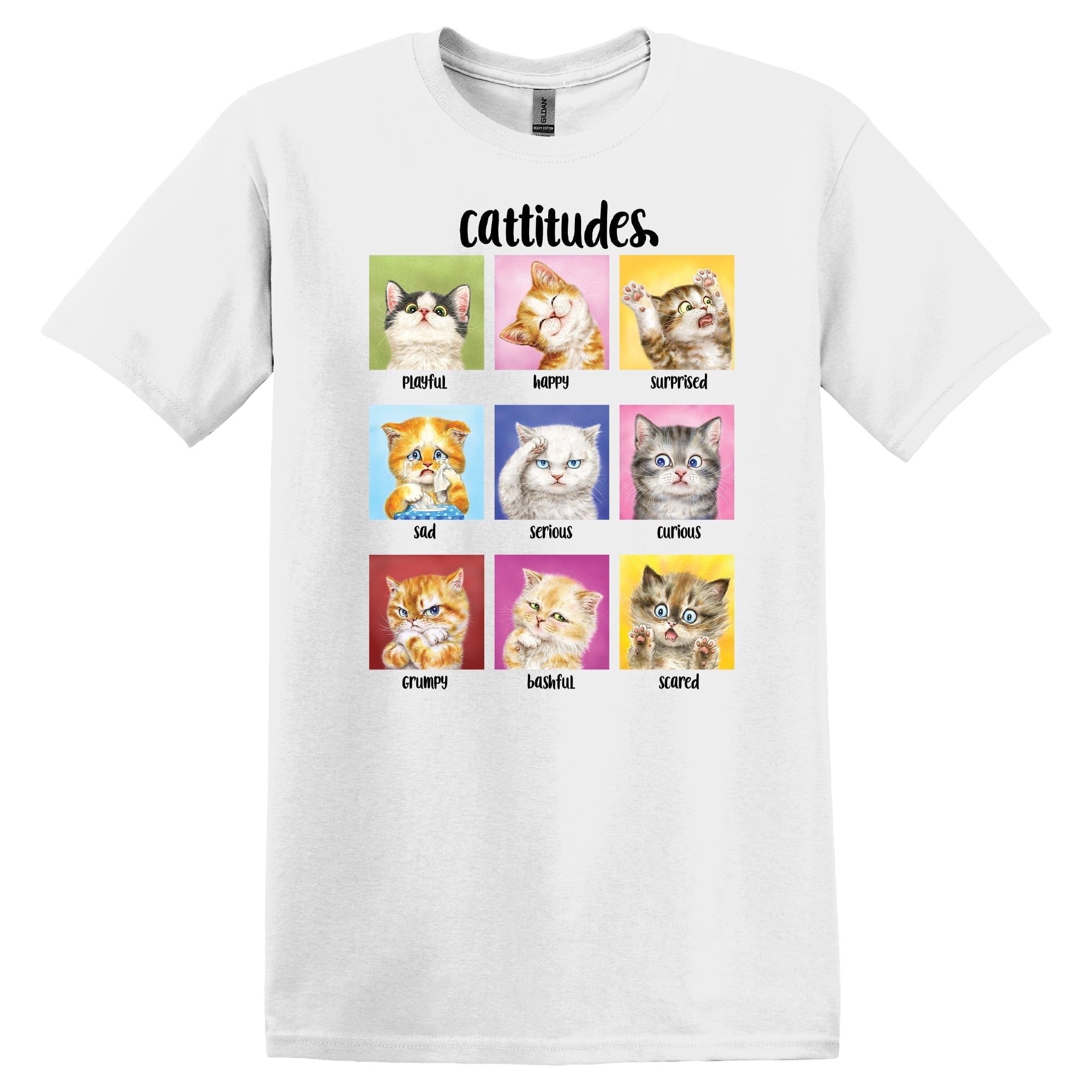 Cattitude T-Shirt - Walmart.com