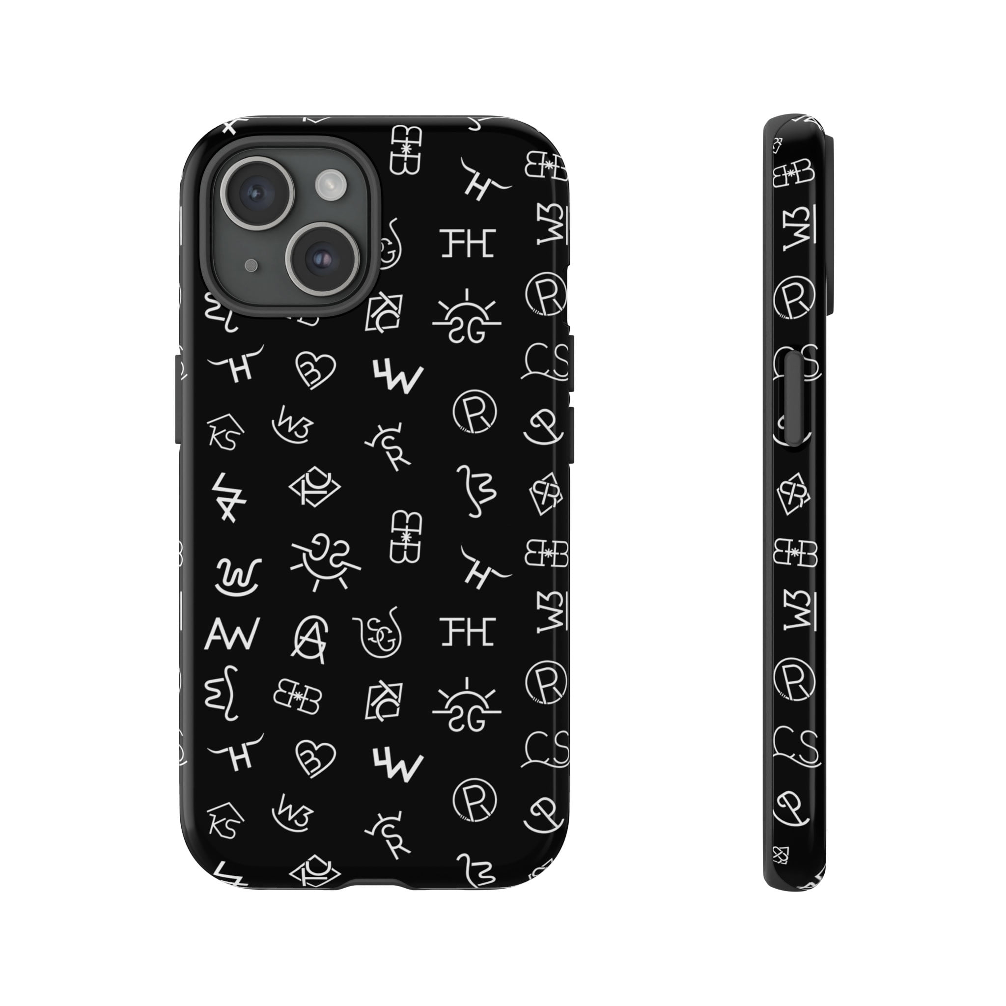 Cattle Brand Tough Phone Case Western Cowgirl Design iPhone 17 16 15 14 ...