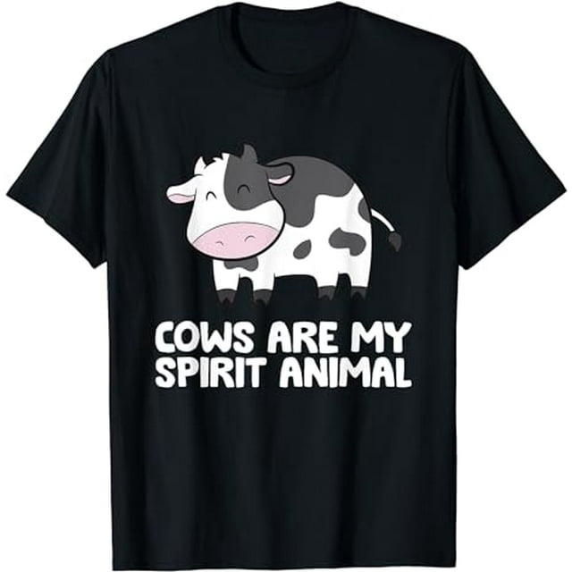 Cattle Cow Cows Are My Spirit Animal T-Shirt - Walmart.com