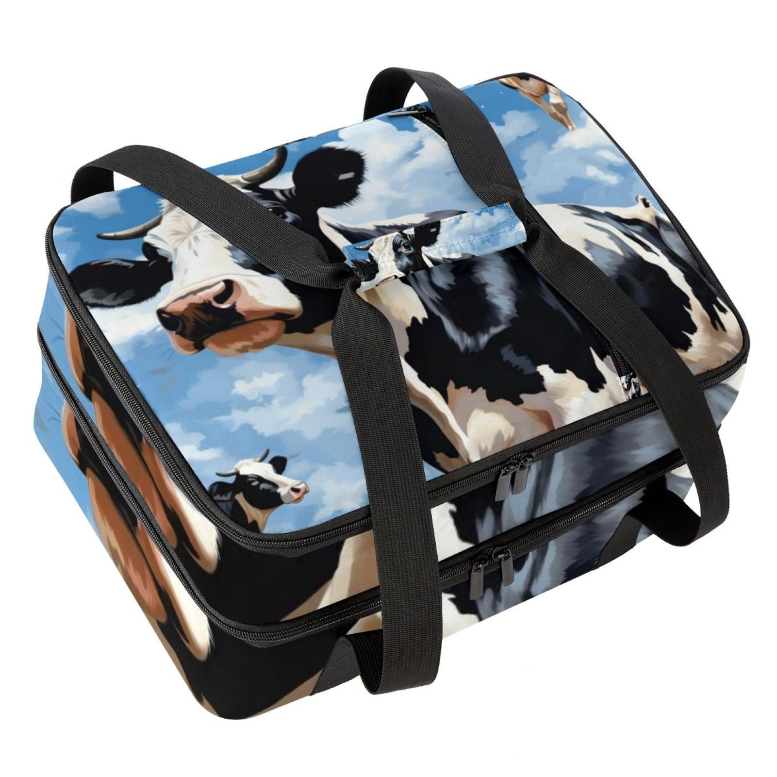 Cattle Double Layered Insulated Refrigerated Lunch Bag with Two ...