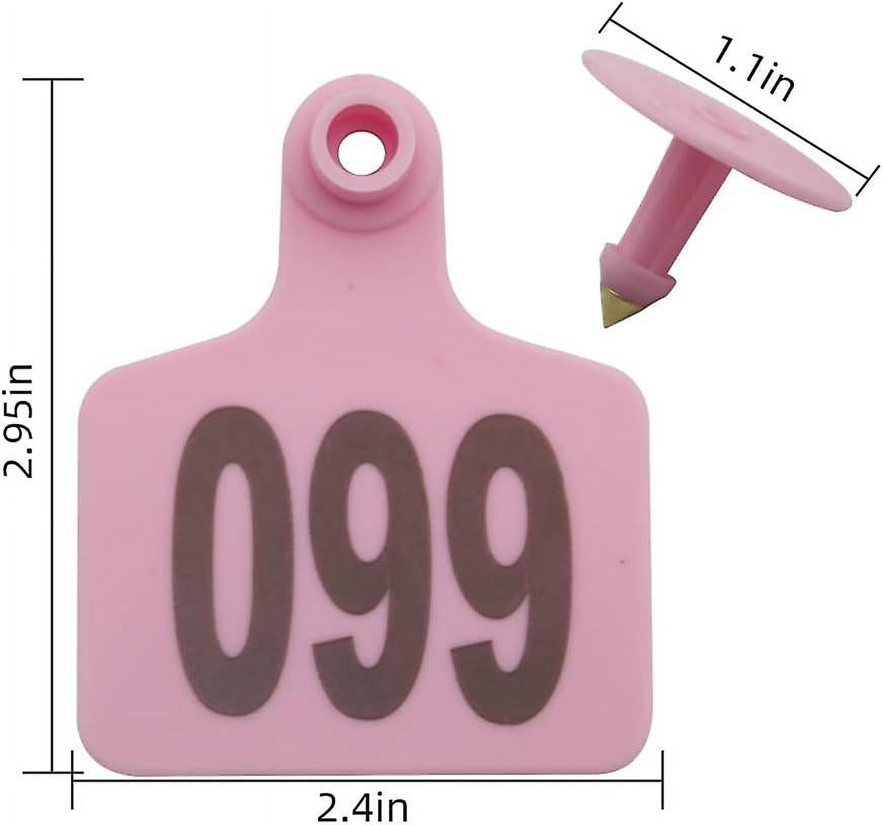 Cattle Ear Tags Label, Livestock Ear Tags For Sheep Cattle Calf Horse ...