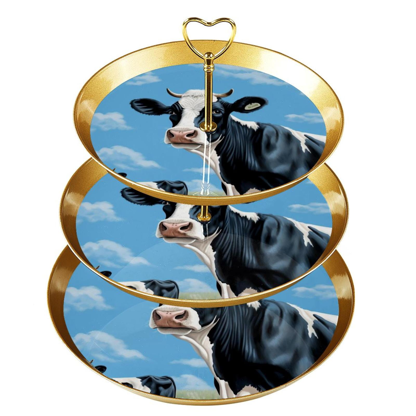 Cattle Elegant Cupcake Tower Stand for Dessert Table - Plastic Discs ...