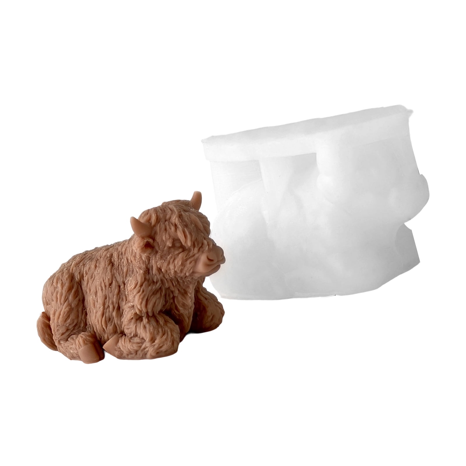 Cattle Figurine Silicone Molds Multipurpose Silicone Mould Heat ...