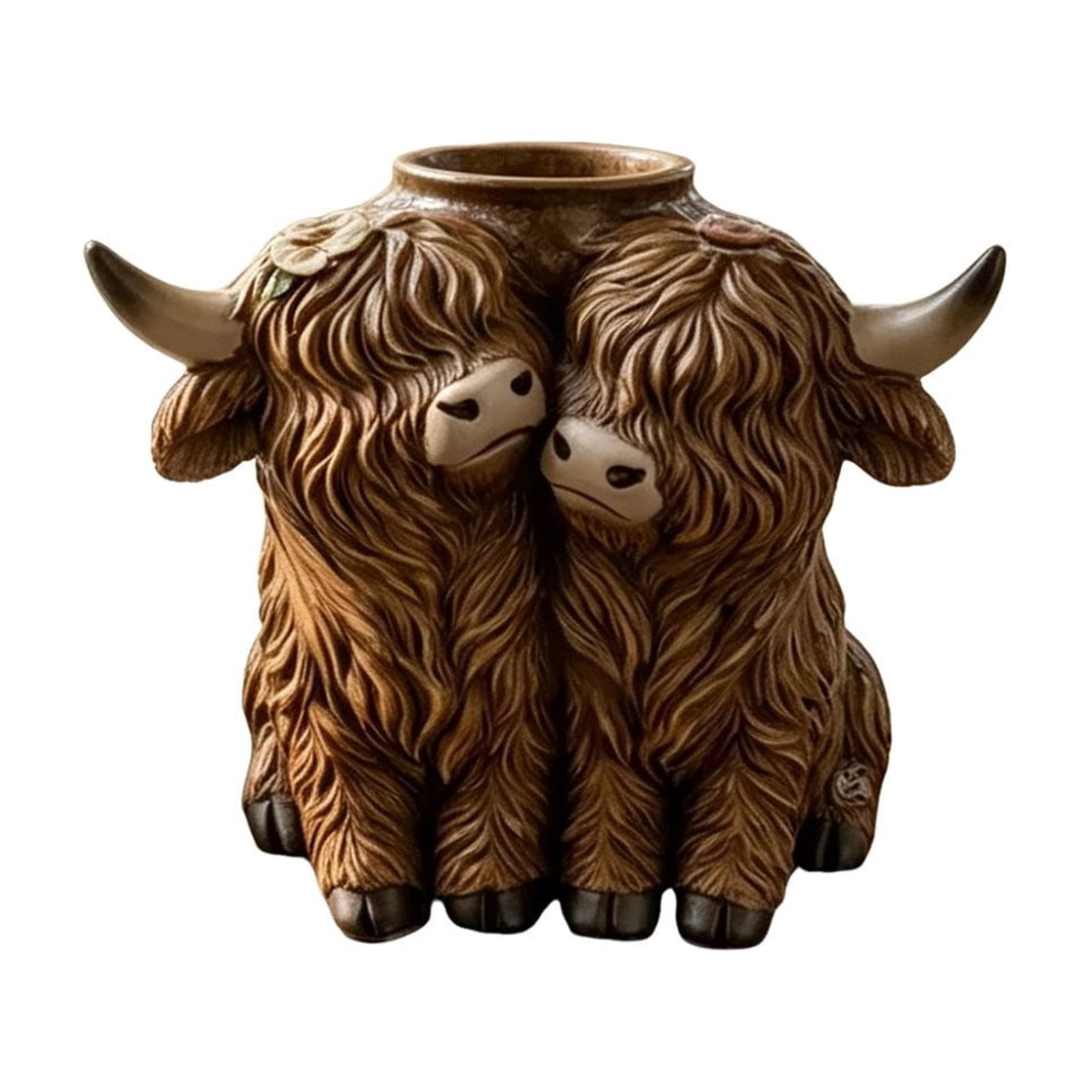 Cattle Multi-meat Flower Pot Resin Decorative Item Handicraft - Walmart.com