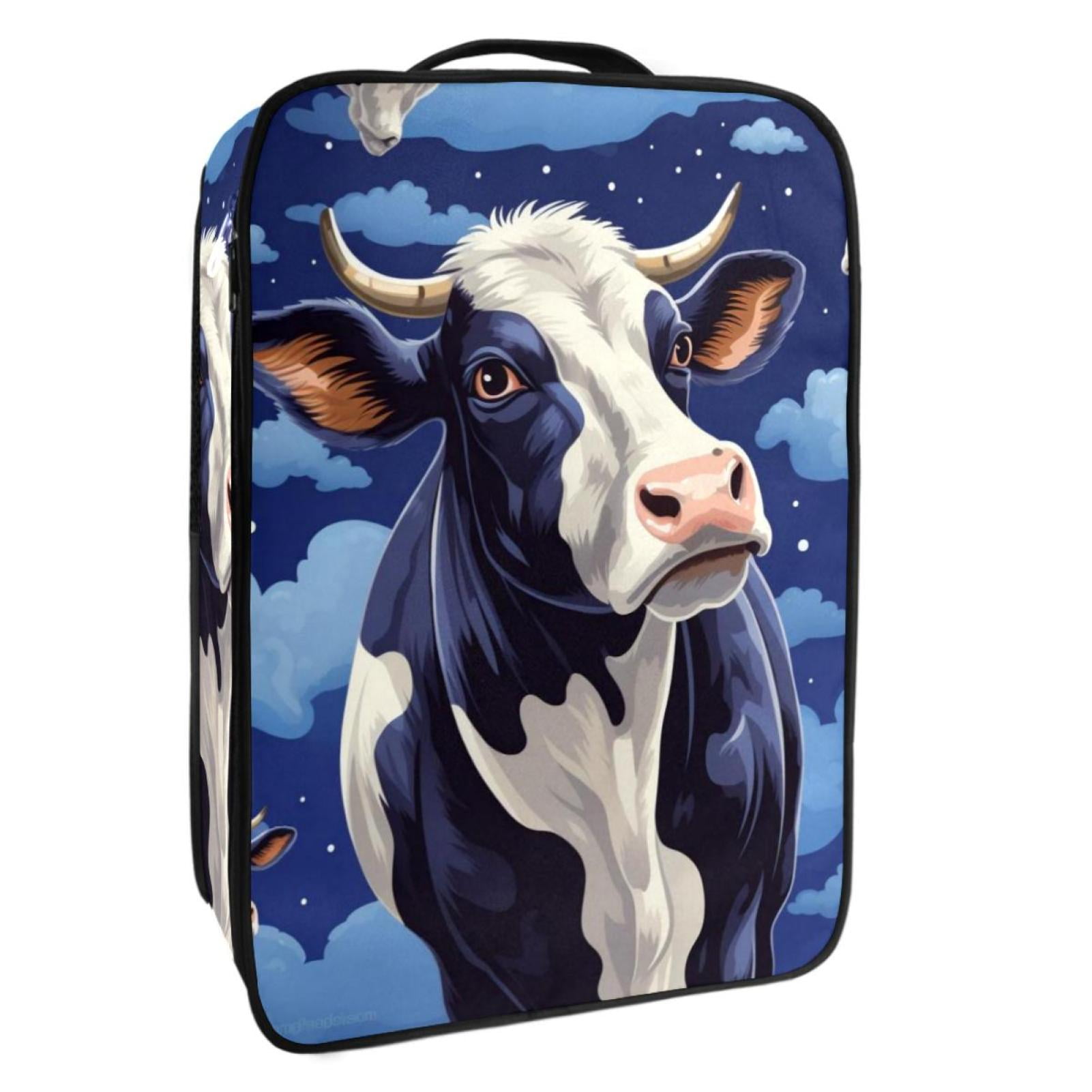 Cattle Polyester Shoe Storage Boxes, 23x31cm/9x12in, Stackable ...