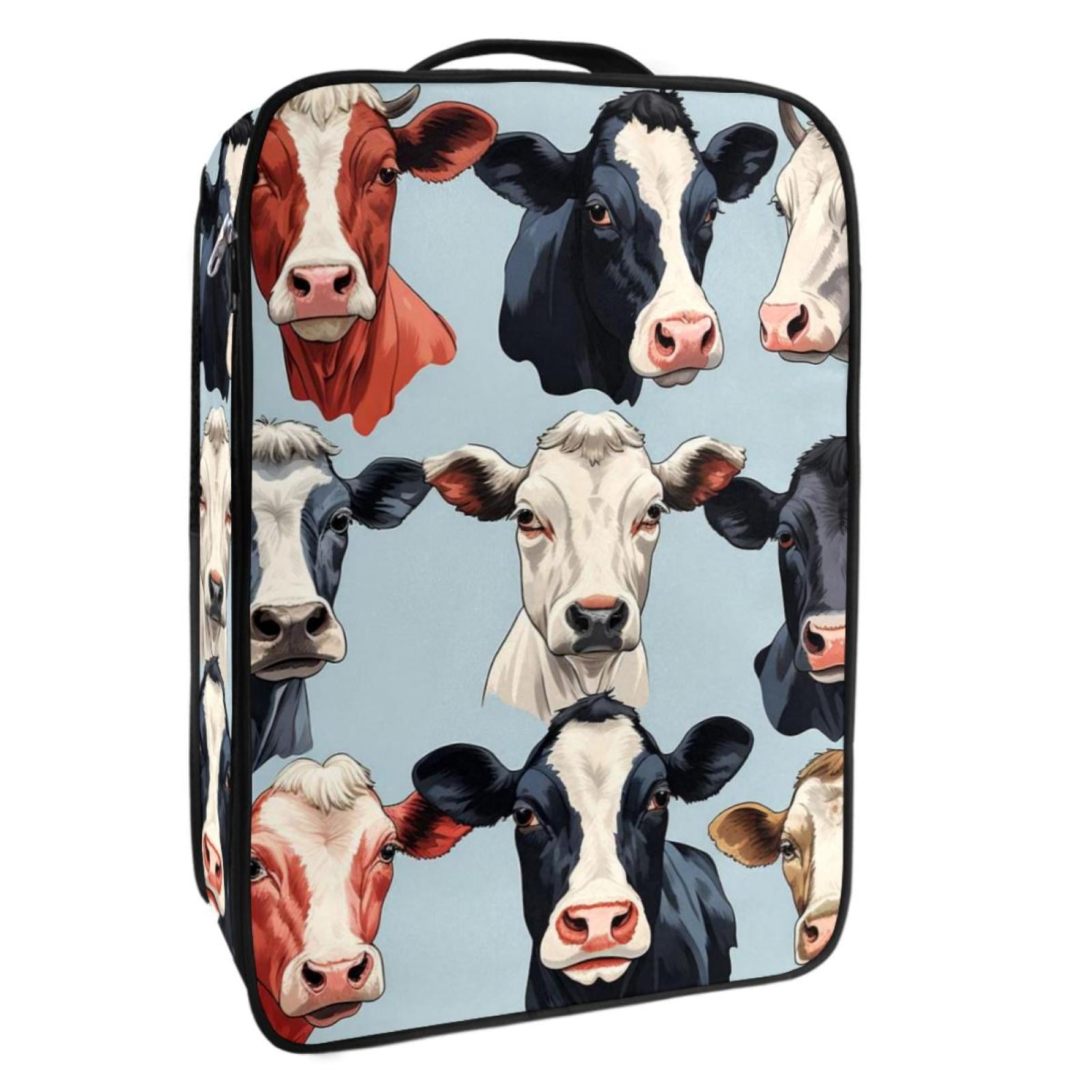 Cattle Polyester Shoe Storage Boxes, 23x31cm/9x12in, Stackable ...