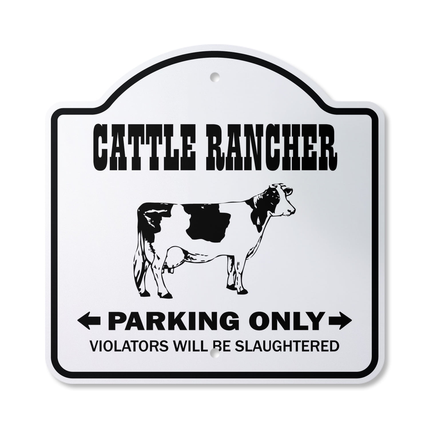 Cattle Rancher 10” x 10” Sign | Indoor/Outdoor Plastic | SignMission ...