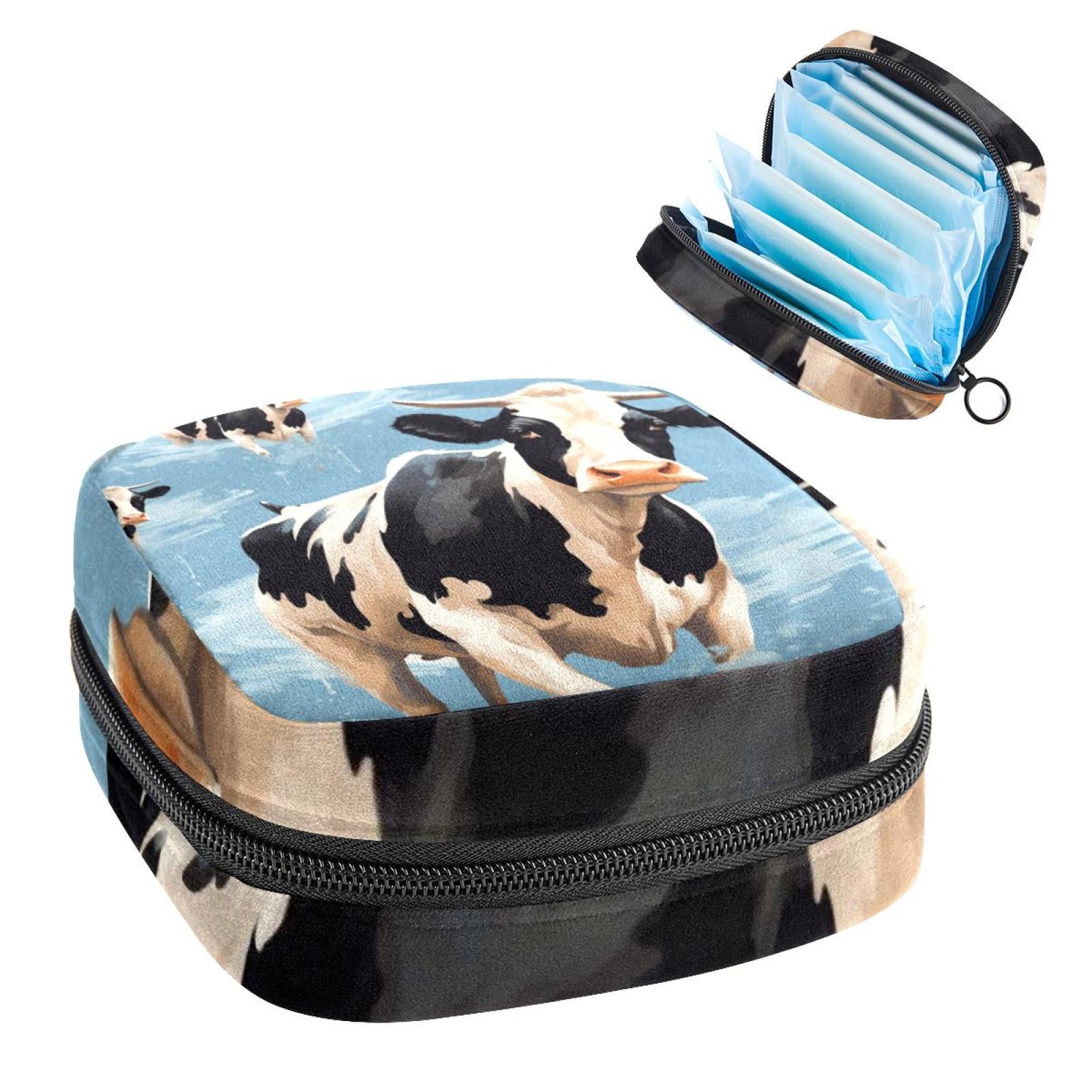 Cattle Sanitary Napkin Bag Travel Pouch Large Makeup Pouch, Period ...