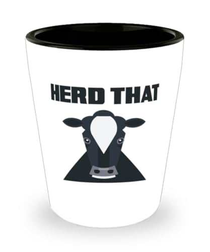 Unique Cattle-Themed Shot Glasses ‚Äì 1.5oz Mini Cow Gifts for Farmers ...