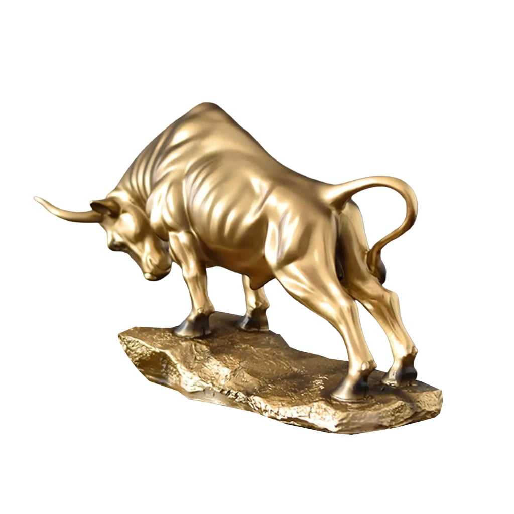 Cattle Statues Cow Statue Figurine Decorative Objects Sculptures Gift ...