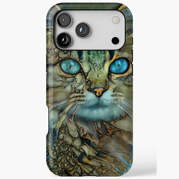 Catty Cat Funny Protective Case for iPhone 11 12 13 14 15 16 17 Pro Max ...