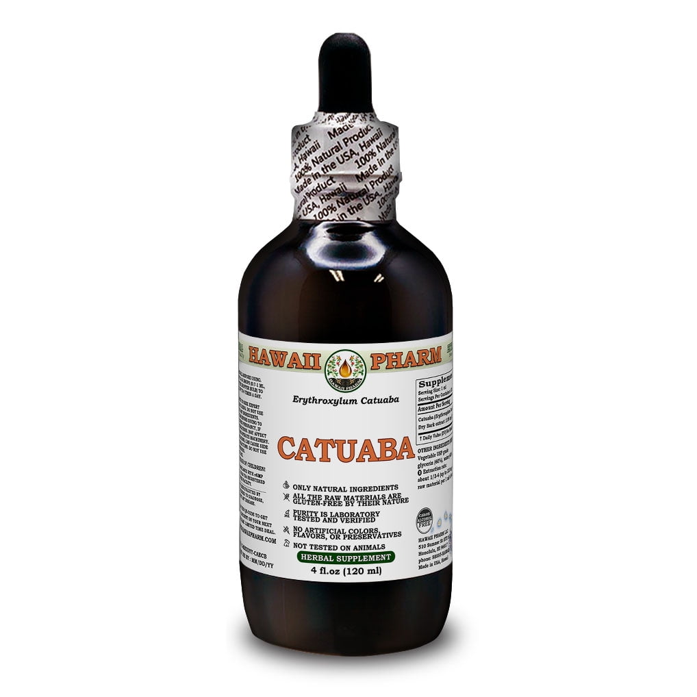 Catuaba (Erythroxylum Catuaba) Dry Bark ALCOHOL-FREE Liquid Extract ...