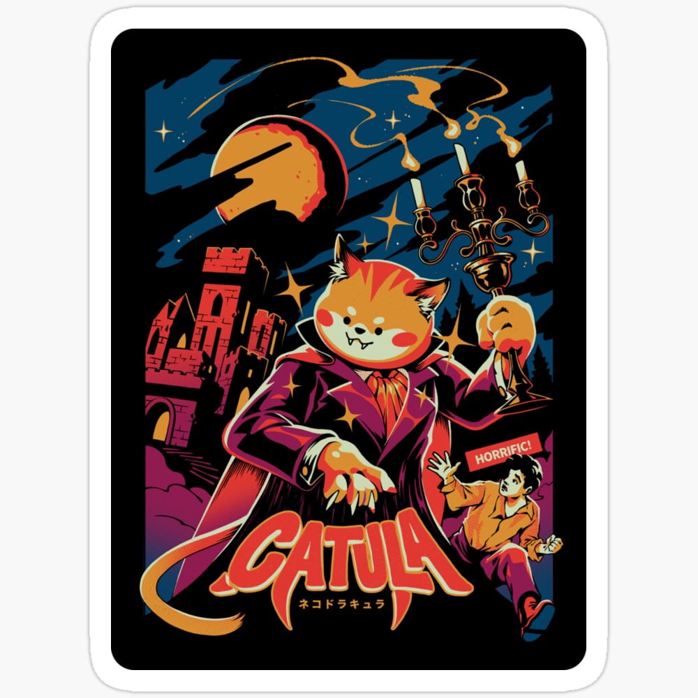 Catula Sticker Phone Decal Water Bottle Stickers Car Decals, Laptop ...