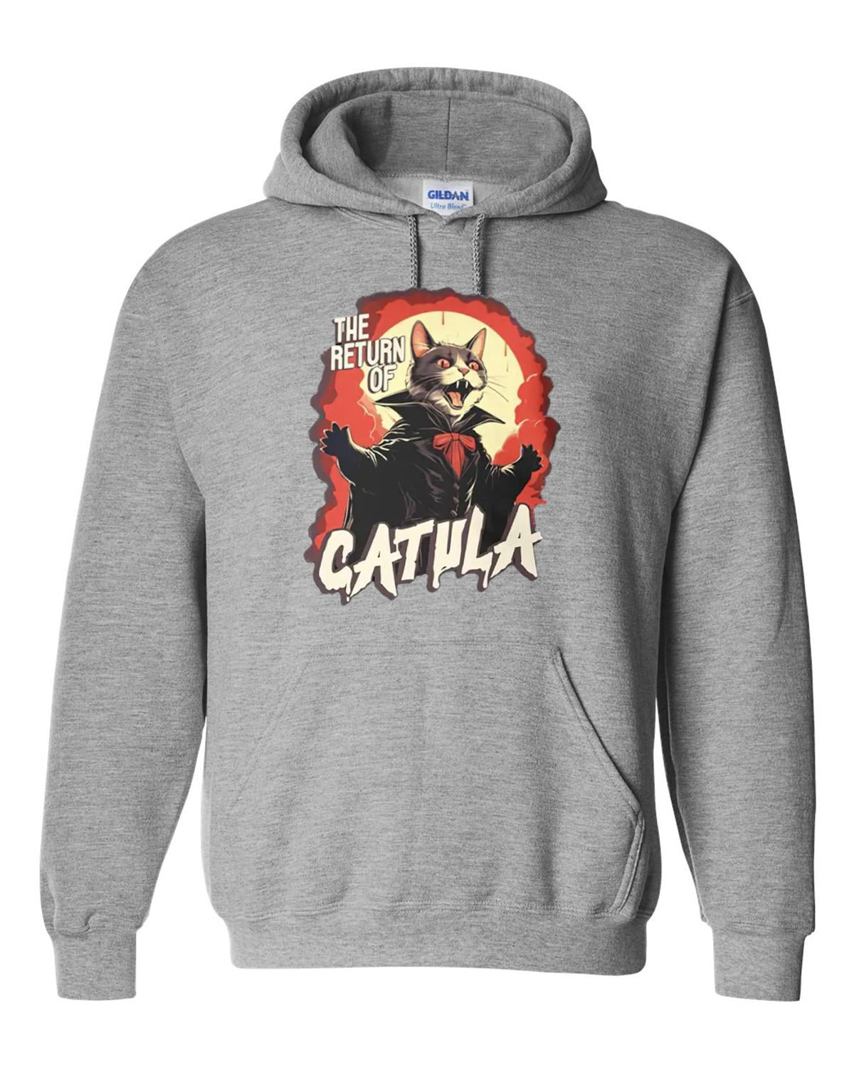 Catula Vampire Cat Hoodie with Funny Halloween Cartoon, for men & women ...