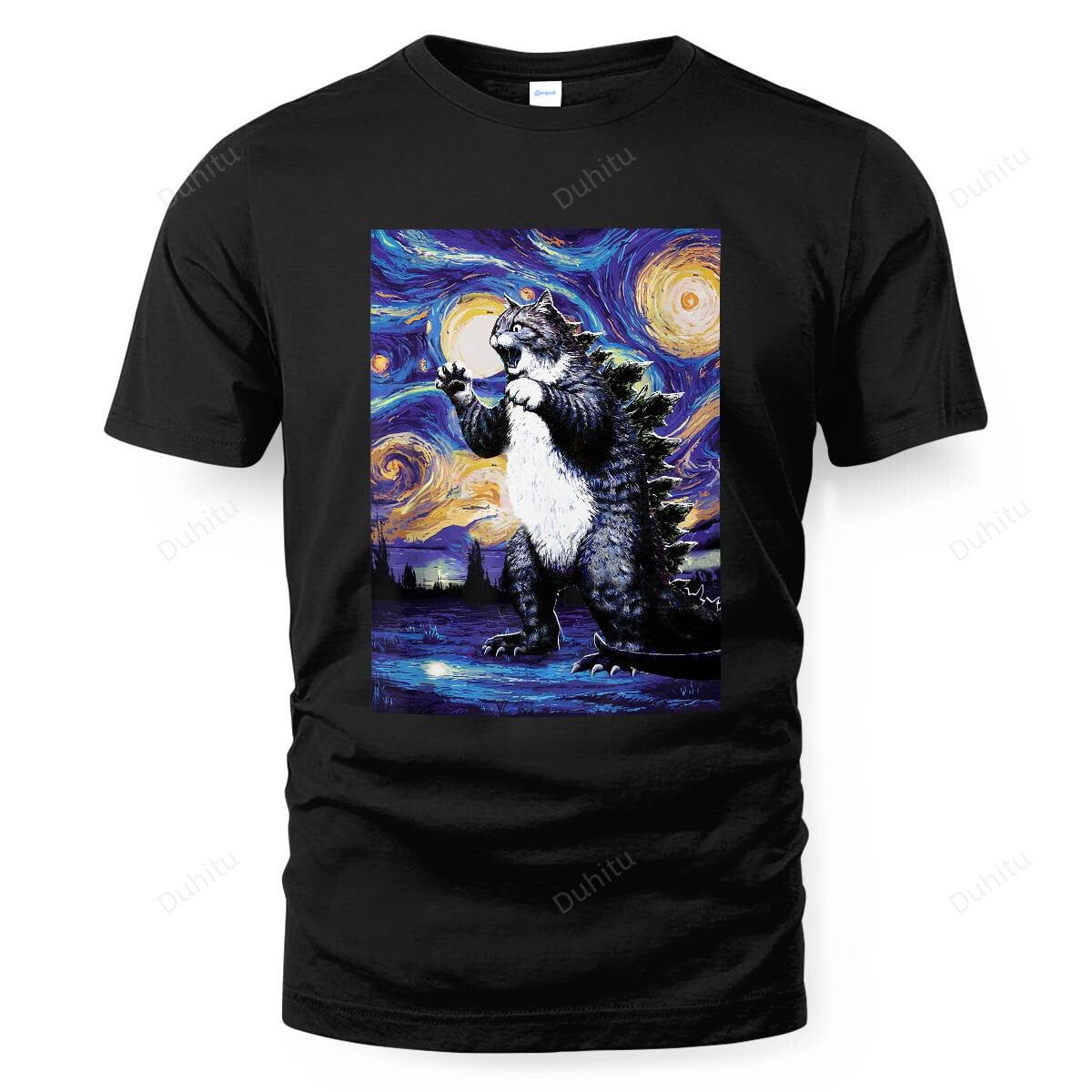 Catzilla Cat Japanese Art Funny Kaiju Cat Lover Cat Owner - Walmart.com