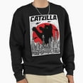 Catzilla Giant Cat City Rampage Retro Aesthetic Graphic Vintage Art ...