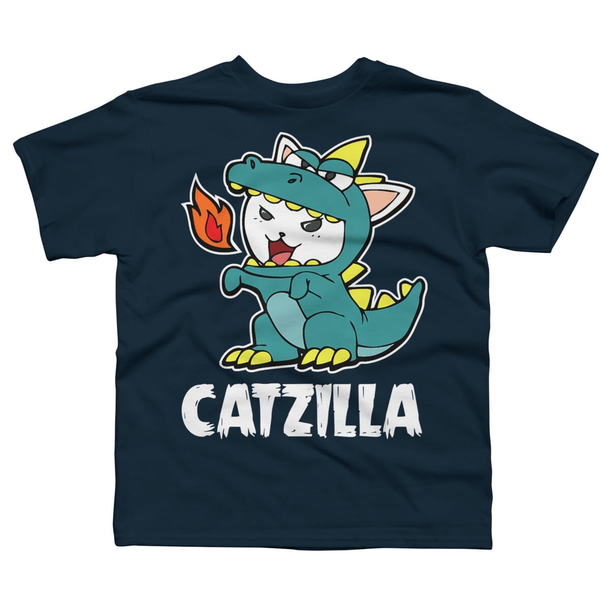 Catzilla Halloween Costume Dragon Monster Kitten Cats Lover Boys Navy ...