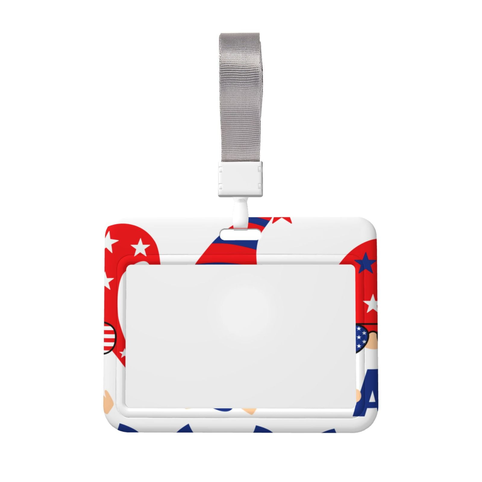 Cauagu 4th of July Gnomes for ID Badge Holder,Badge Holder with Windows ...