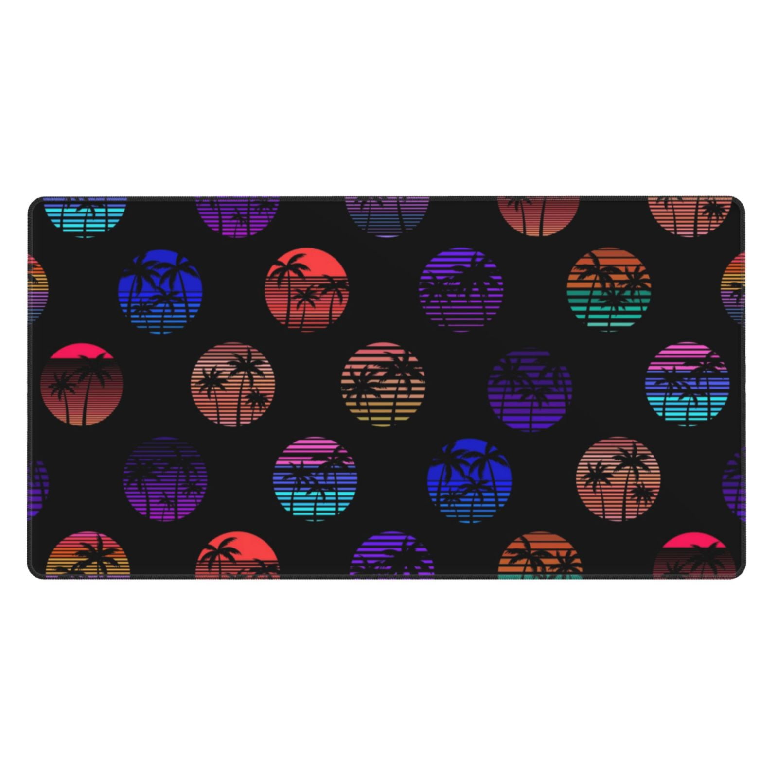 Cauagu 80s Style Palm Trees for Large Mouse Pad,XXL Extended Gaming ...