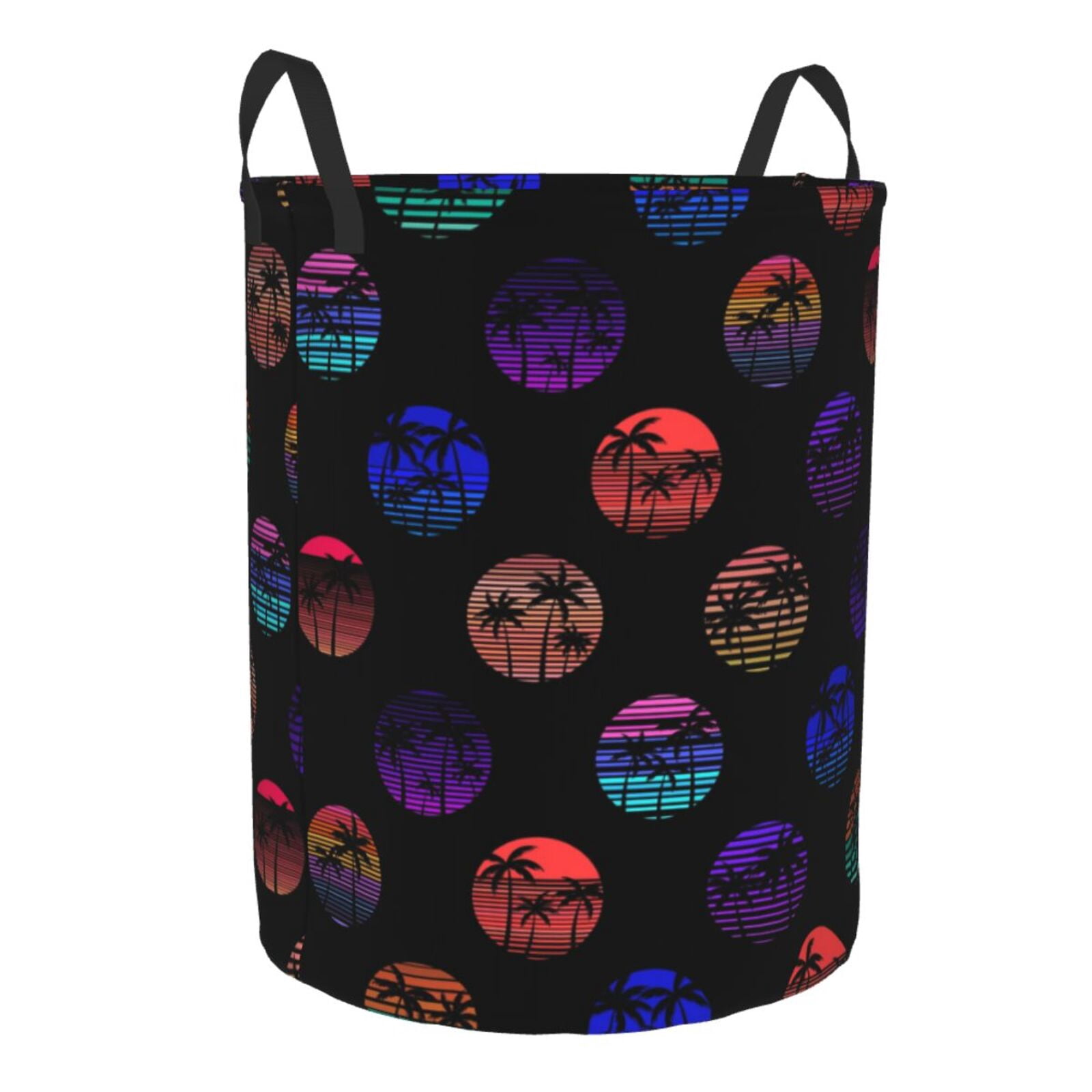 Cauagu 80s Style Palm Trees for Laundry Basket,Collapsible Organizer ...