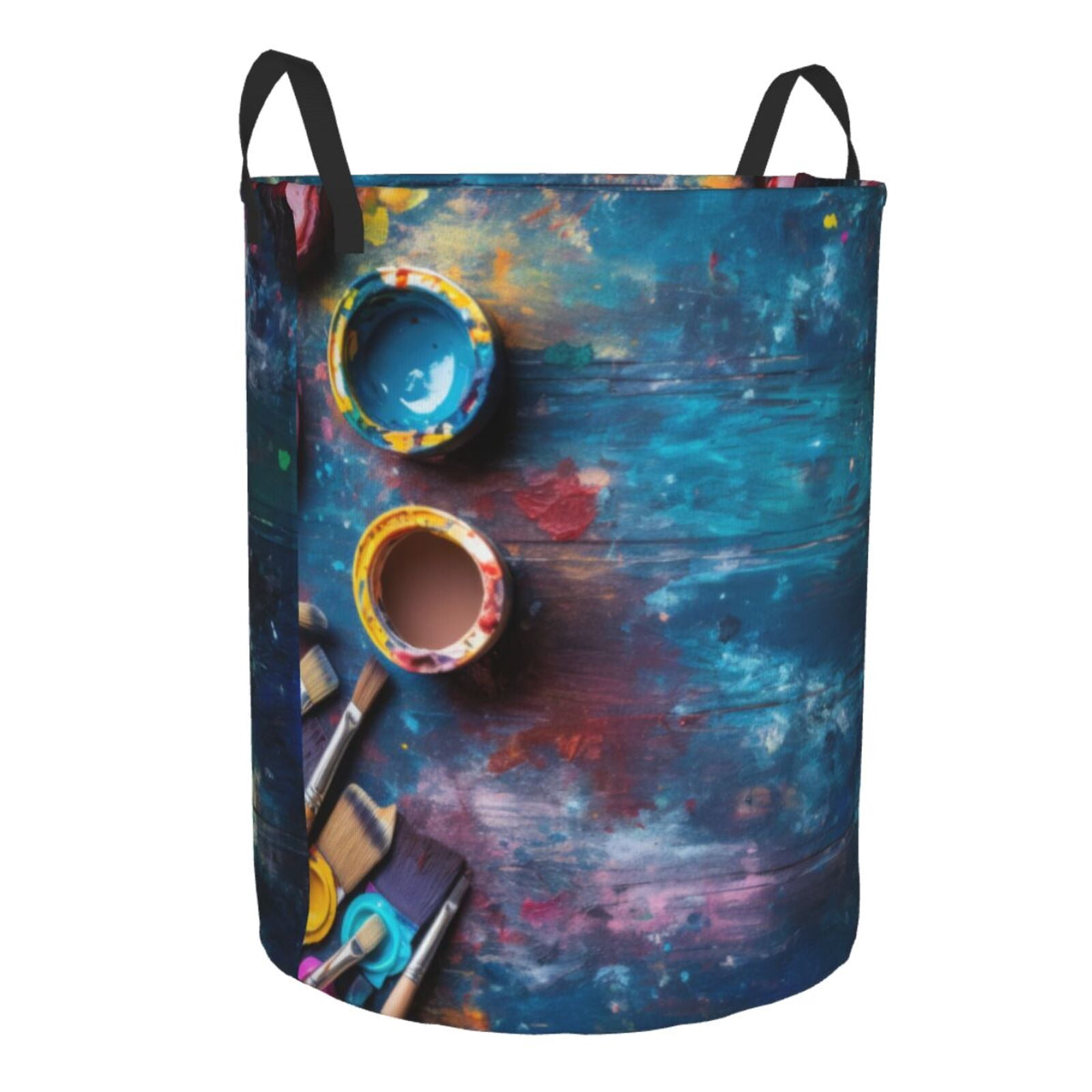 Cauagu Abstract Colorful Art Supplies for Laundry Basket,Collapsible ...