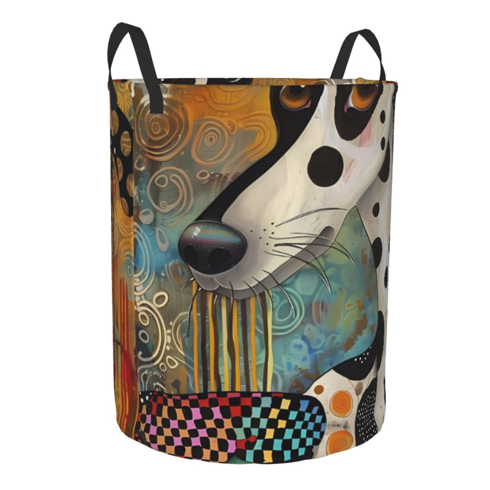 Cauagu Abstract Dalmatian Art for Laundry Basket,Collapsible Organizer ...