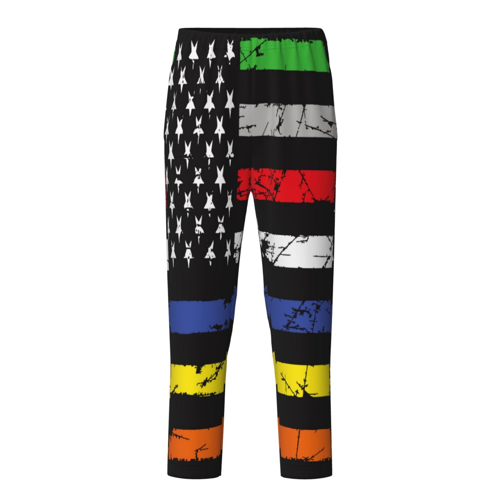 Cauagu American Flag for Cute Pajamas Pants,Elastic Waist Pajama ...