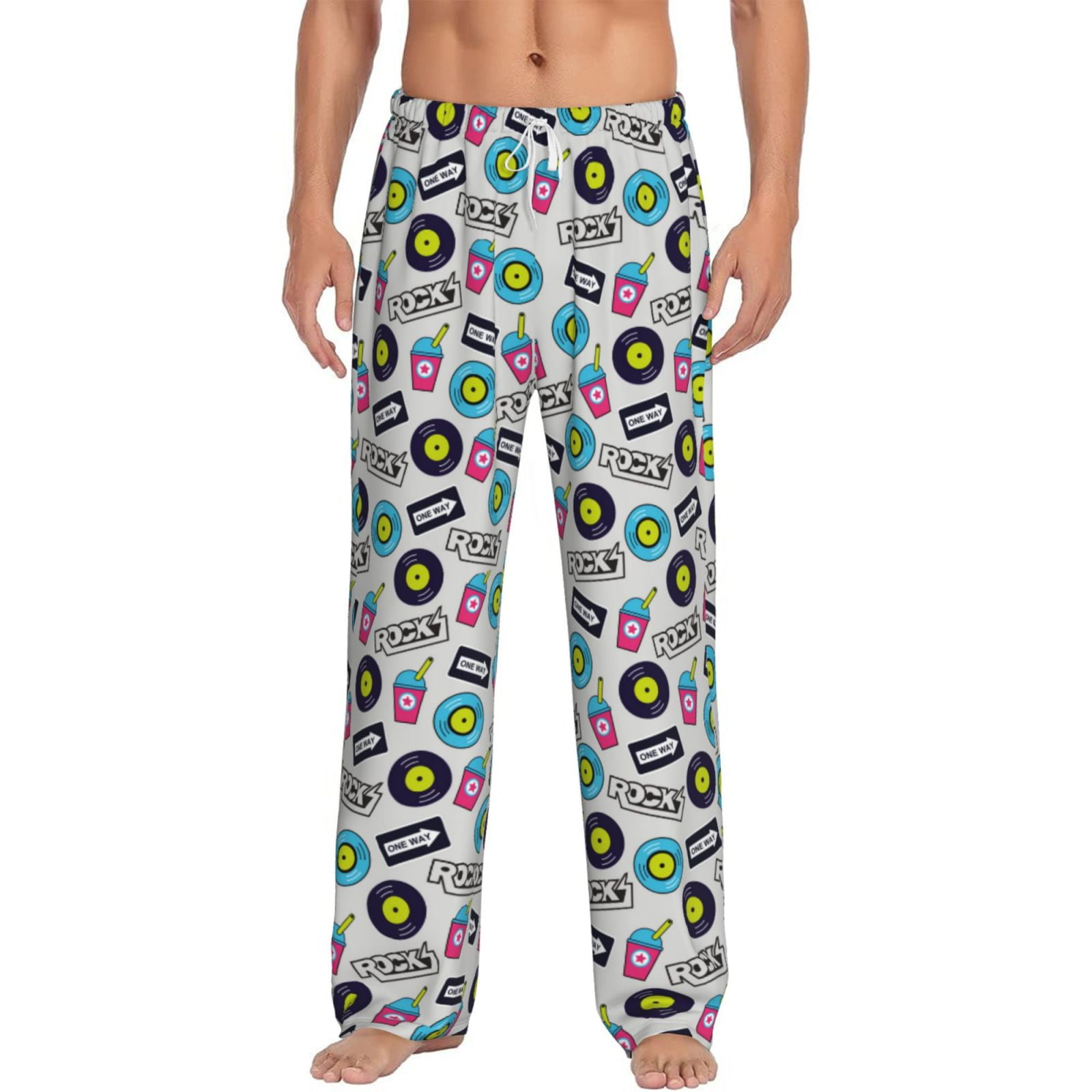 Cauagu American Musical Mens Pajama Pants Sleep & Lounge Pants,PJ ...