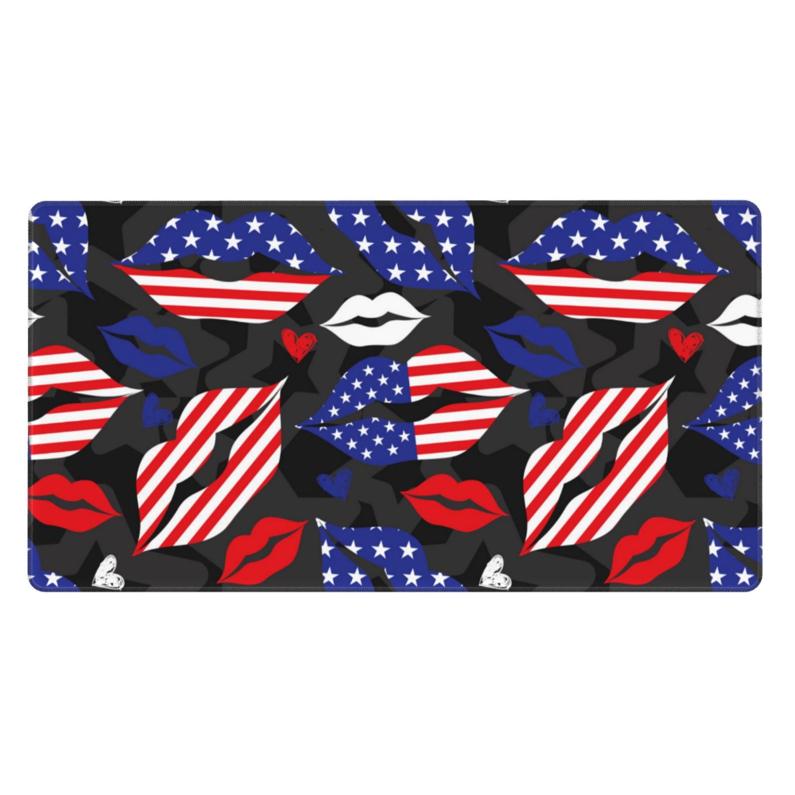 Cauagu American With Lips for Large Mouse Pad,XXL Extended Gaming Mouse ...
