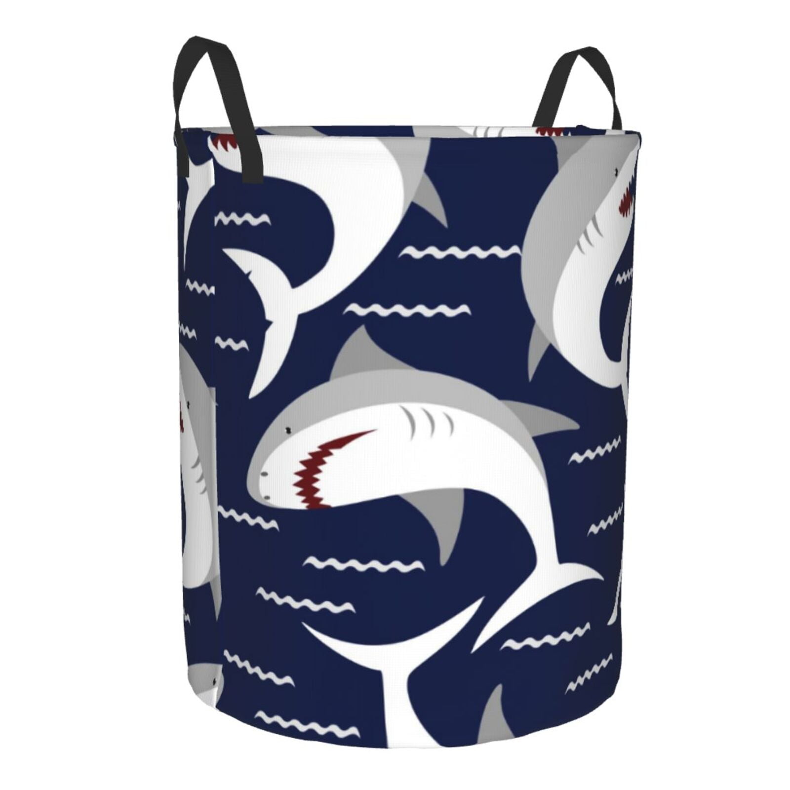 Cauagu Angry Shark for Laundry Basket,Collapsible Organizer Basket for ...