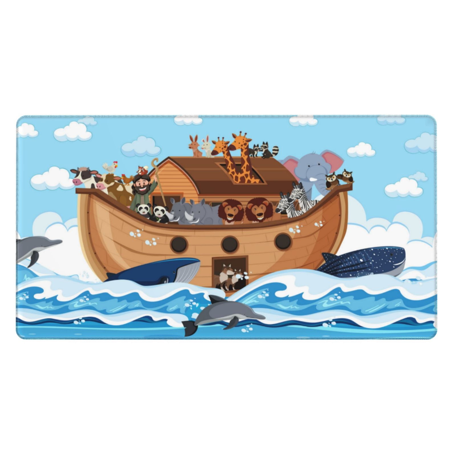 Cauagu Animals on Noah's Ark for Large Mouse Pad,XXL Extended Gaming ...