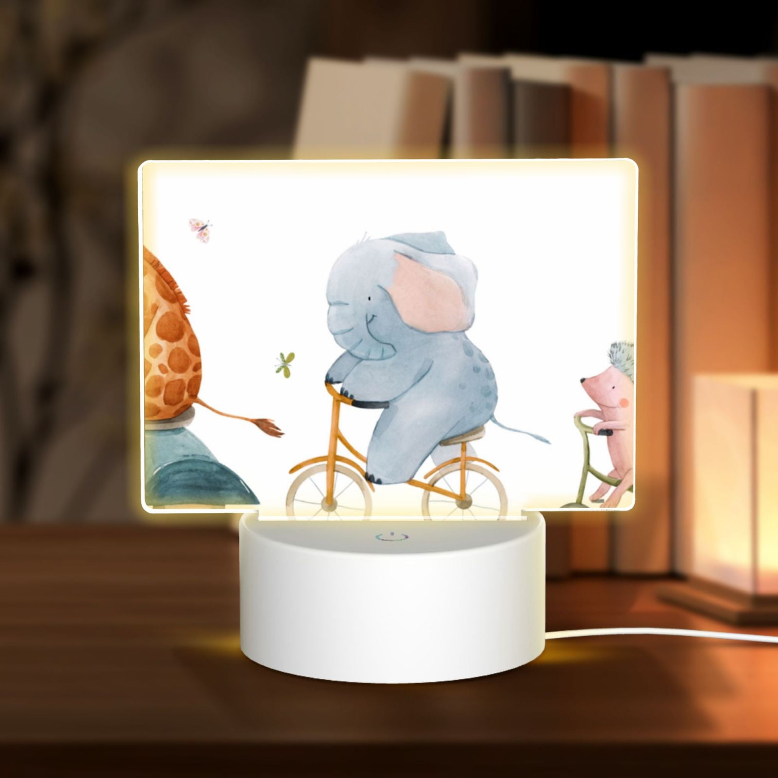 Cauagu Animals in Transport for Rectangle Acrylic Night Light - Acrylic ...