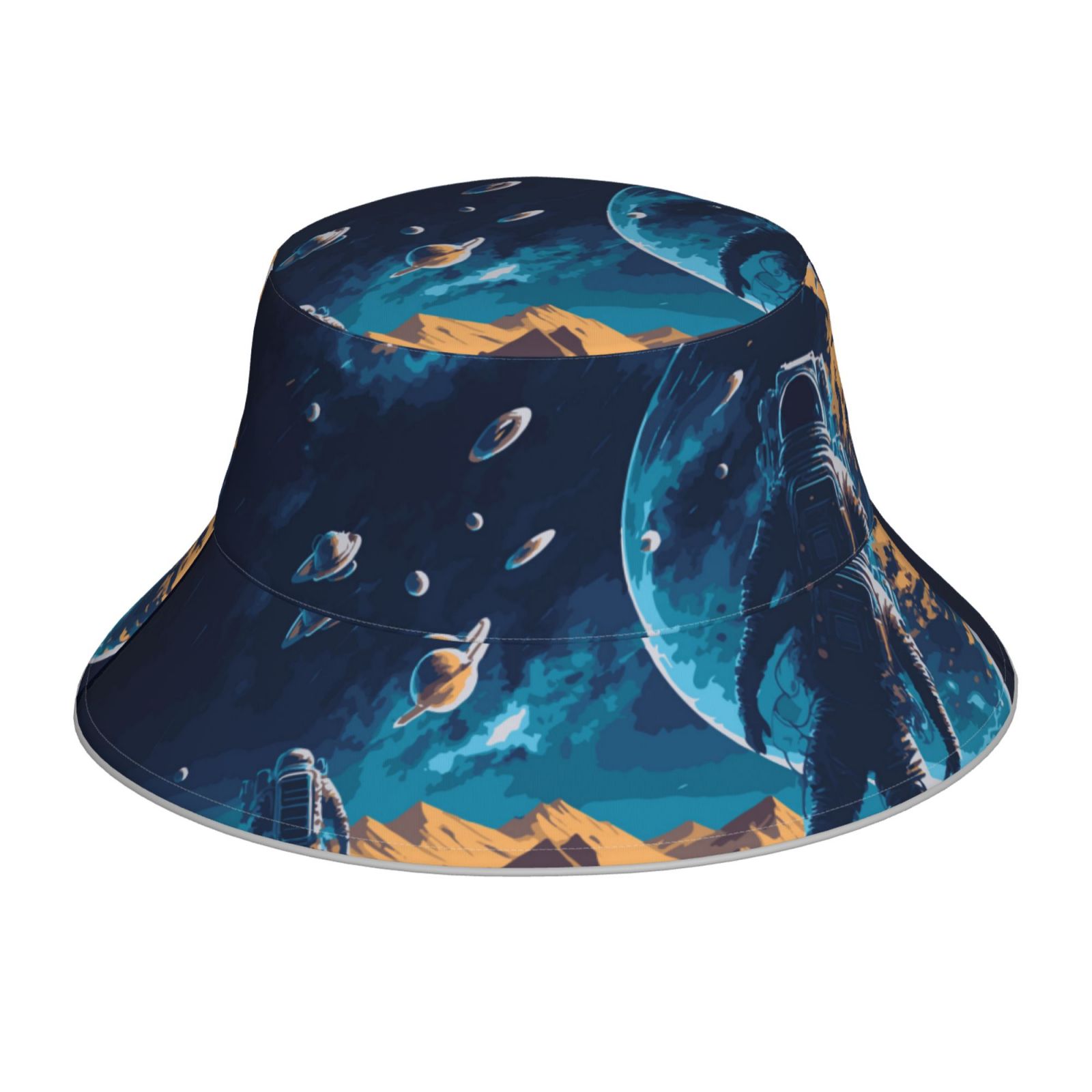 Cauagu Astronaut In A Space Suit On The Planet for Unisex Bucket Hat ...