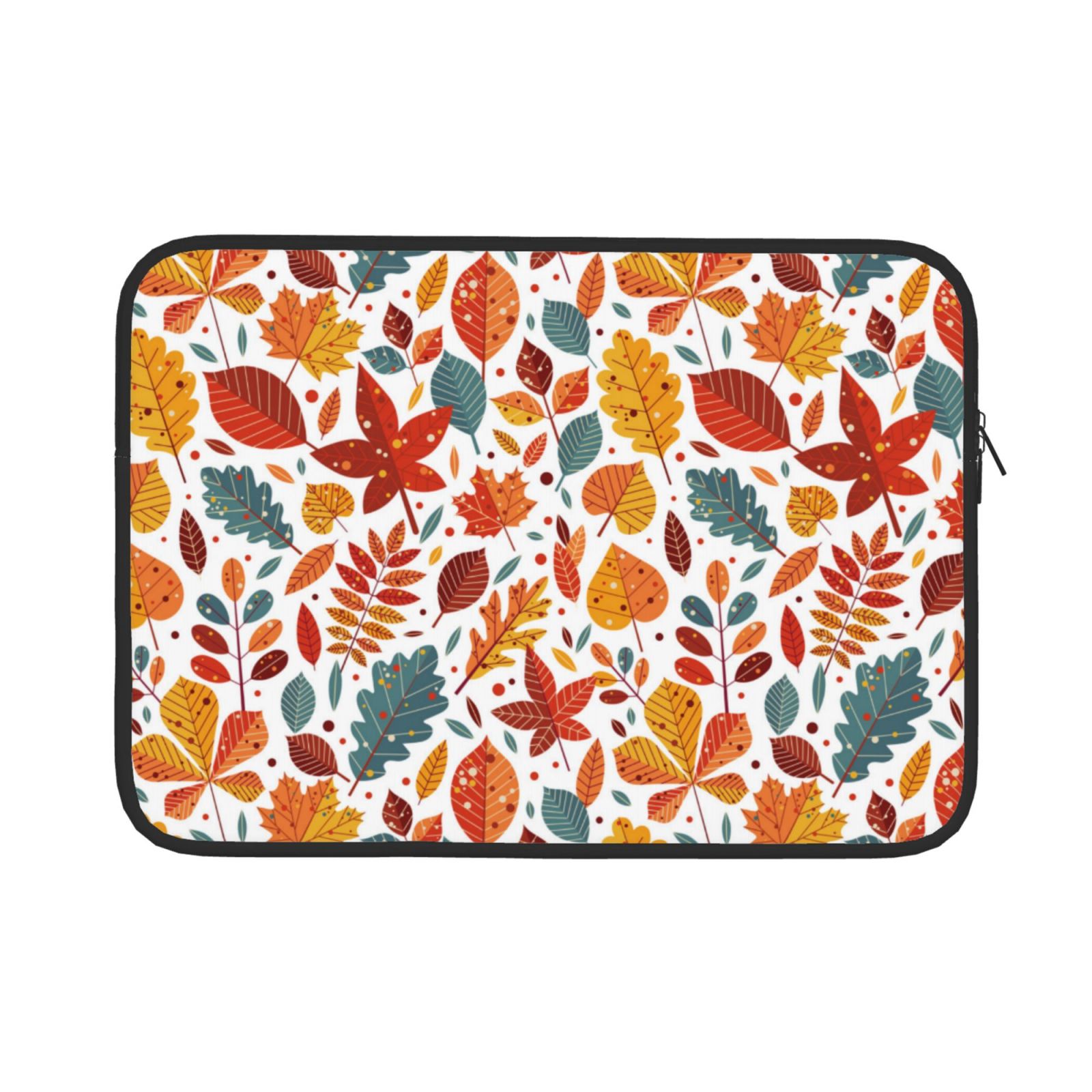 Cauagu Autumn Leaves Print Laptop Sleeve Case, Laptop Cover Portable ...