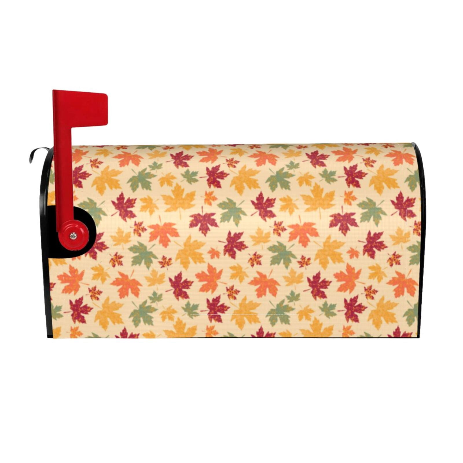 Cauagu Autumn Maple Leaves Pattern Magnetic Mailbox Covers, Mailbox ...